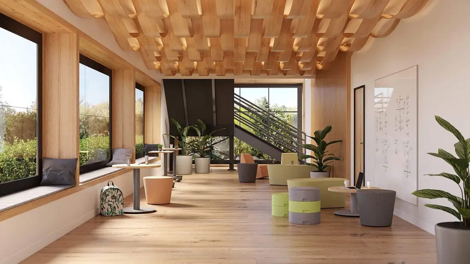 Flowform Ottoman - designFARM - Authentic Furniture, Lighting & Accessories