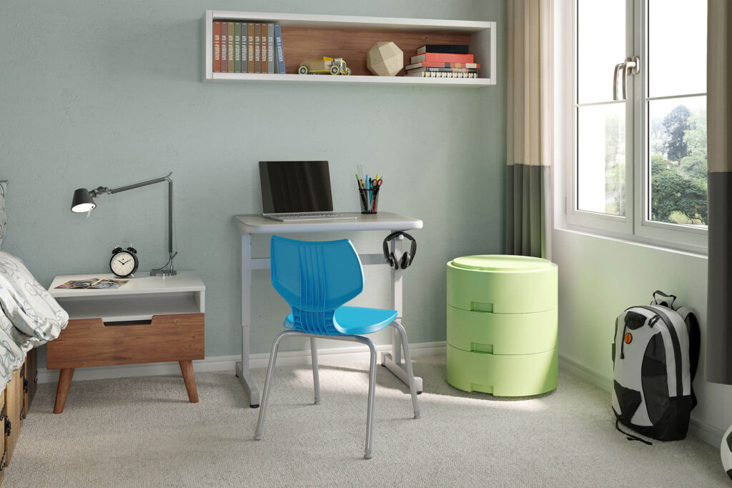 Silhouette Single-Student Desk - designFARM - Authentic Furniture ...